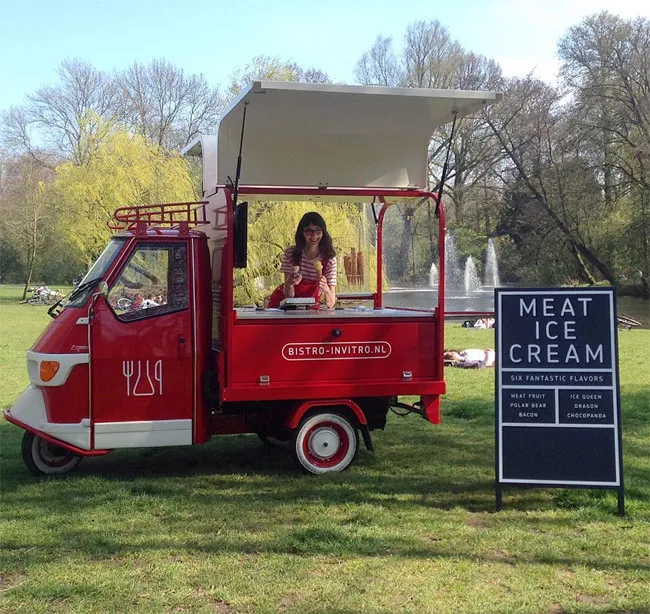 Look for The Bistro In Vitro Ice Cream Cart | Next Nature